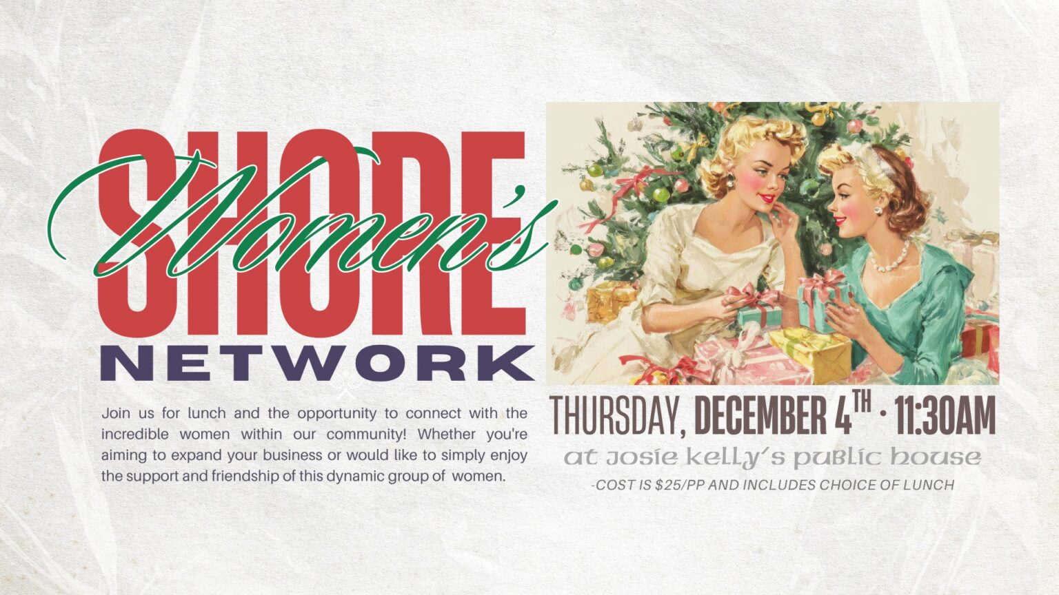 Shore Women's Network - Josie Kelly's Public House